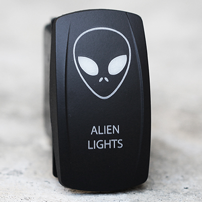 Alien Lights - Dual Led Lighted Rocker Switch