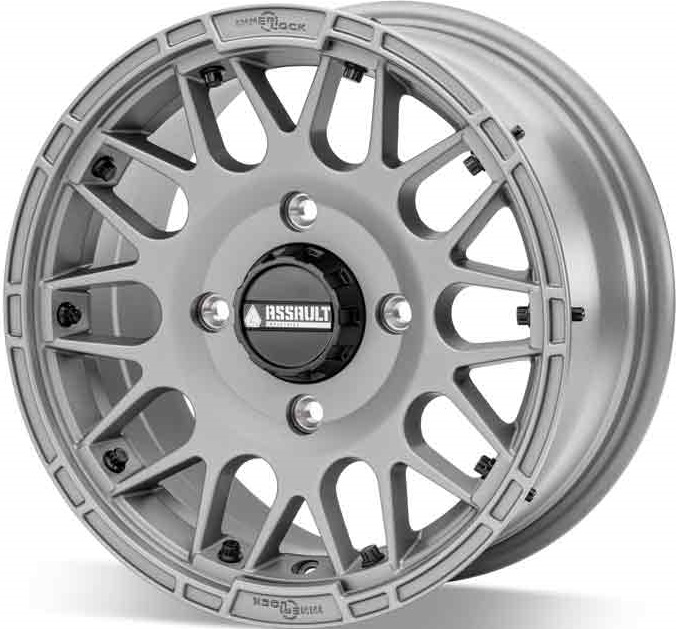 Assault Industries Hellfire Innerlock UTV Wheel - 15in - Black | Titanium