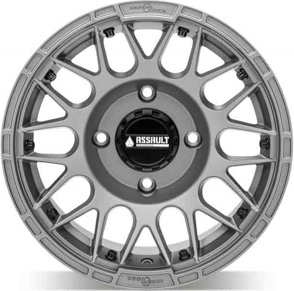 Assault Industries Hellfire Innerlock UTV Wheel - 15in - Black | Titanium