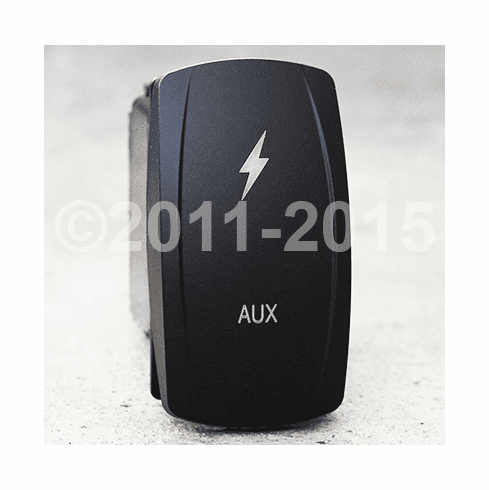 Aux Power - Dual Led Lighted Rocker Switch