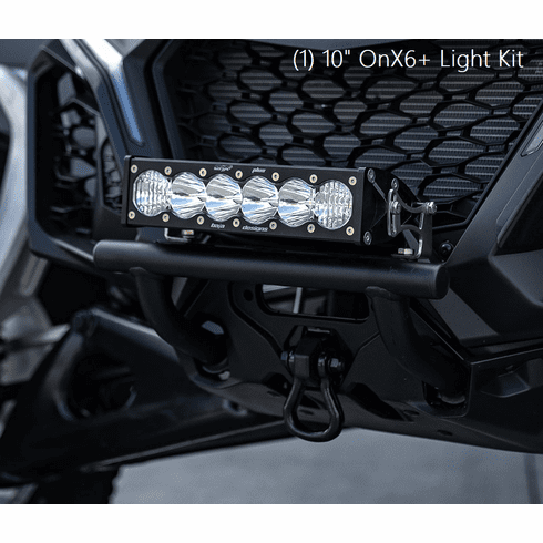 Baja Designs | 2024 Can-am Maverick R | Push Bar Bumper w/ Light Kit