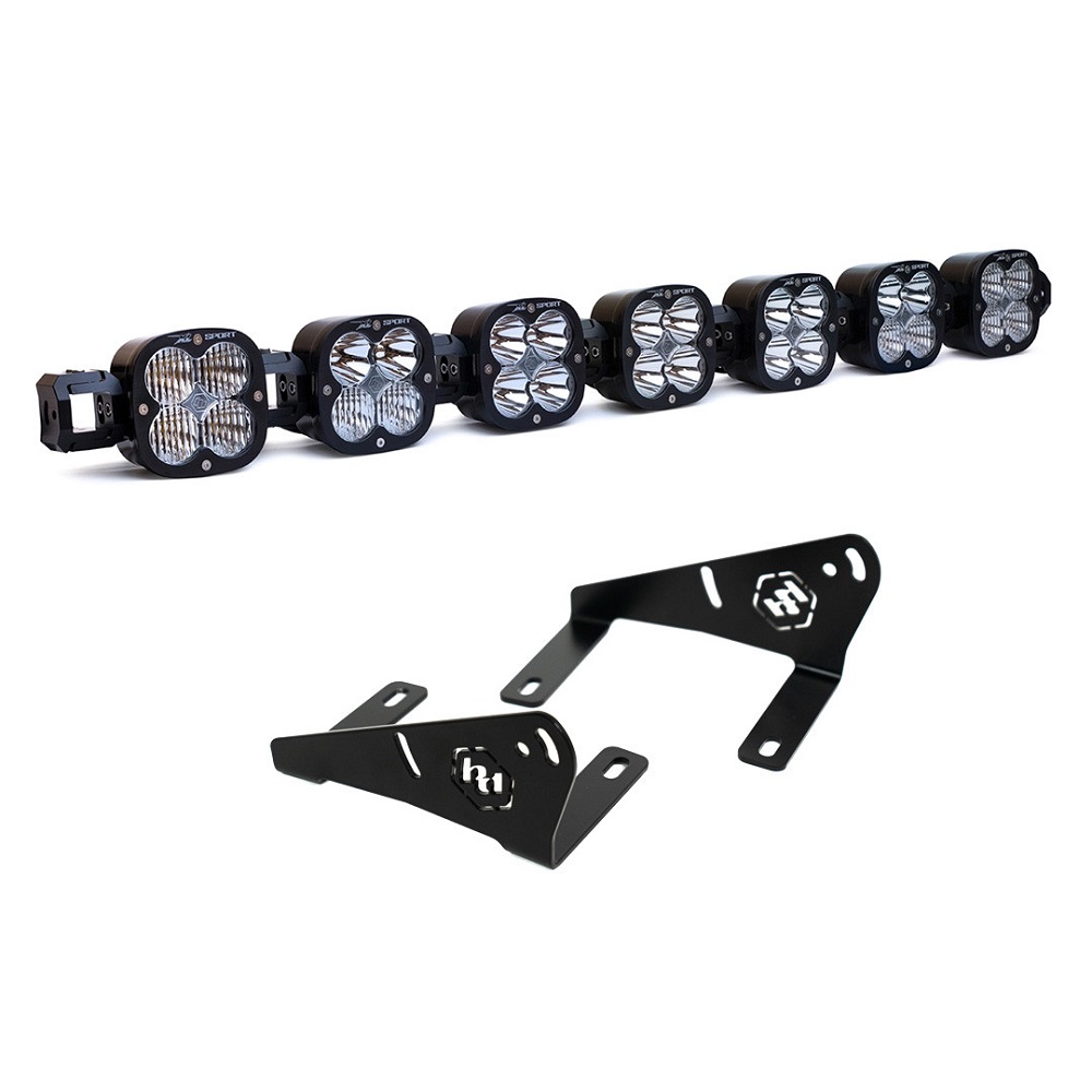 Baja Designs 7 XL Linkable Roof LED Light Pod Bar Kit for Polaris RZR ...