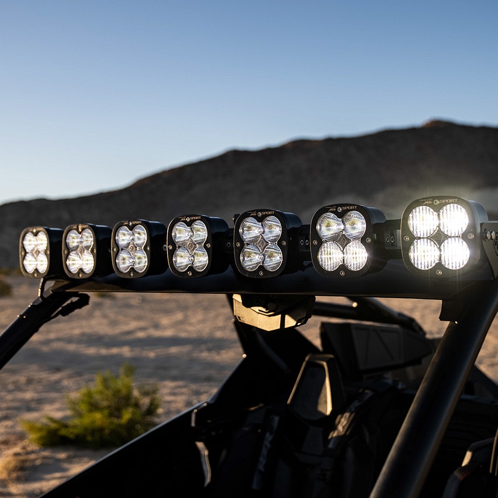 Baja Designs 7 XL Linkable Roof LED Light Pod Bar Kit for Polaris RZR ...