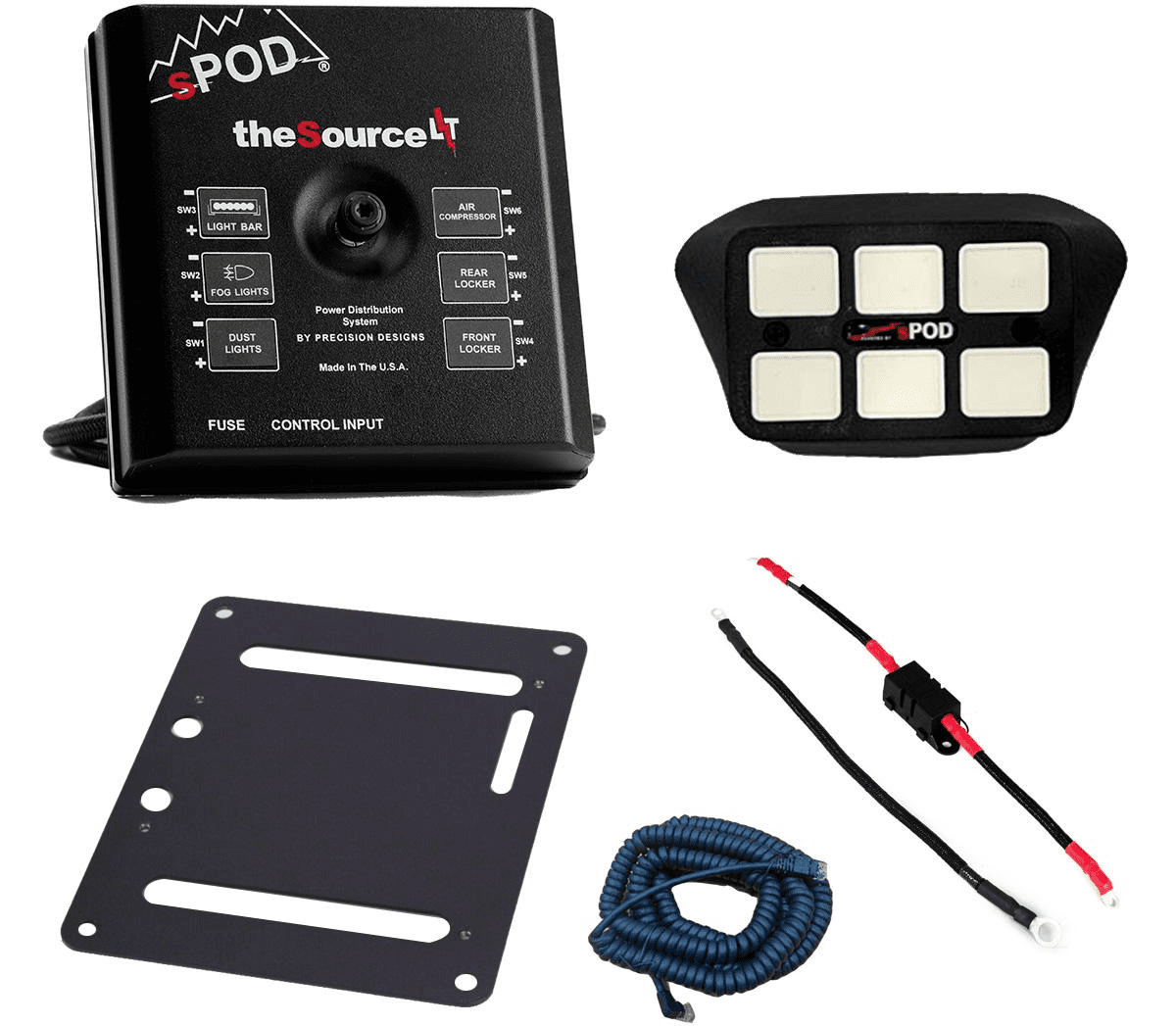 Baja Designs | Can-Am Maverick R 2024 | Mini6 Steering Wheel Mount Kit