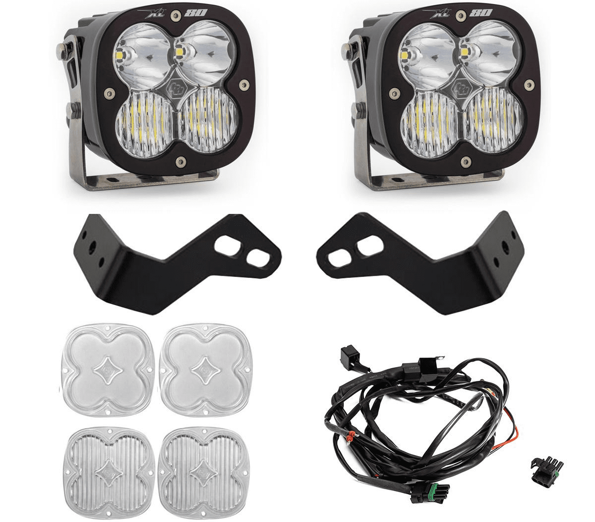 Baja Designs | Can-Am Maverick R 2024 | XL80 A-Pillar Kit