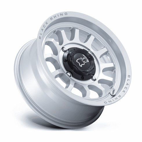 Black Rhino Rapid UTV Wheel 14 15 Hyper Silver w Machined