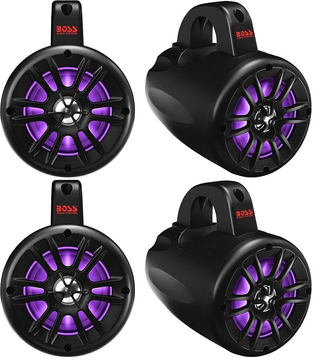 Boss Audio System Universal Bluetooth Remote Controlled RGB Audio Kit
