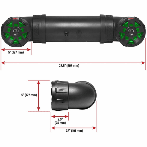 Boss Audio Systems 4" Bluetooth ATV Sound System With RGB Illumination