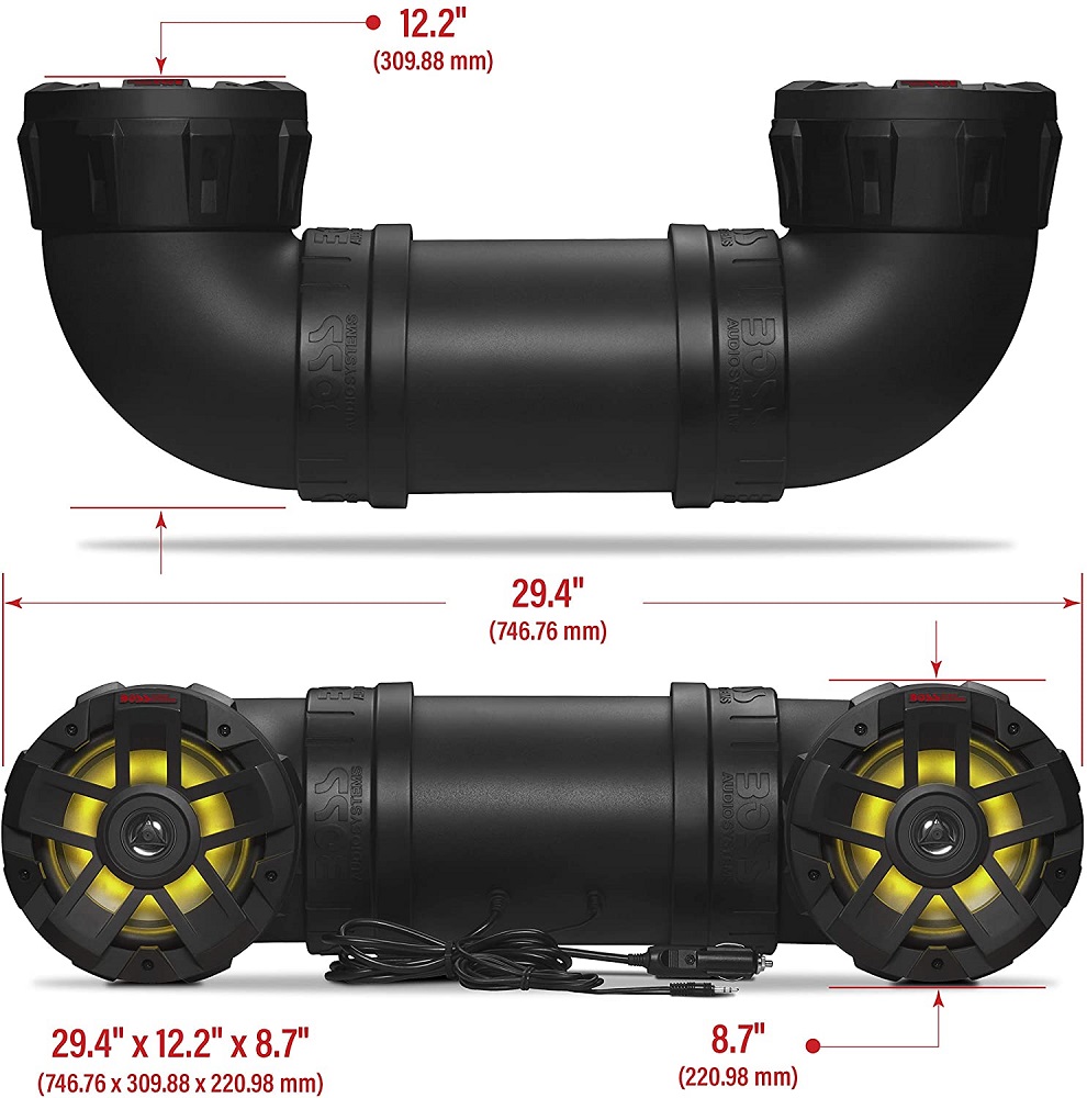 Boss Audio Systems 8" Bluetooth Sound System With RGB