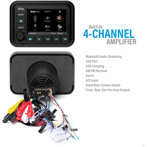 Boss Audio Systems Mech-Less Multimedia Touch Screen Gauge