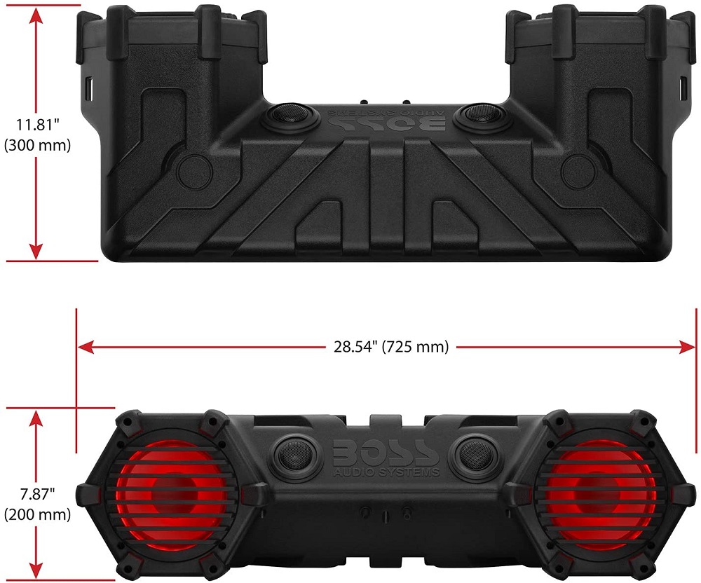 Boss Audio Systems Multicolor Illumination 6.5" ATV Bluetooth Sound System