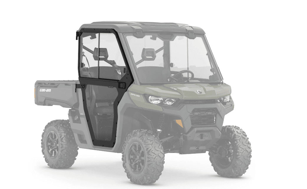 Can Am Defender Front Clear Rigid Doors