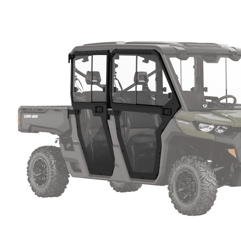 Genuine Can-am 2022 Defender Max Clear Rear Rigid Doors