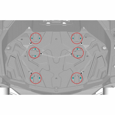 Can Am Maverick Trail LinQ Cargo Base Installation Kit