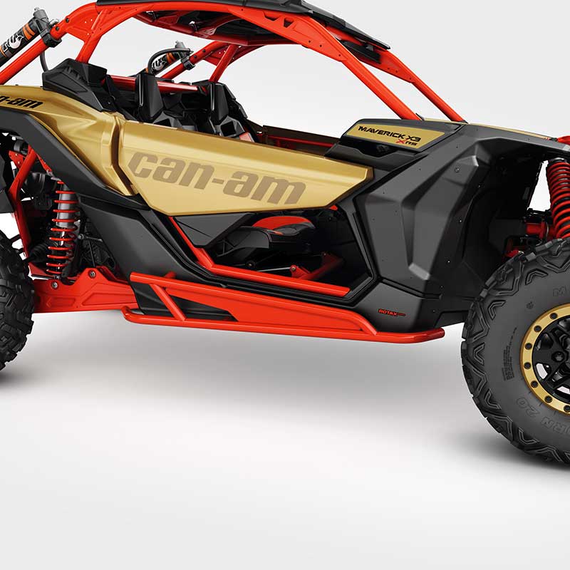 Can-Am | Maverick X3 | Maverick X3 Max | Rock Sliders - Red