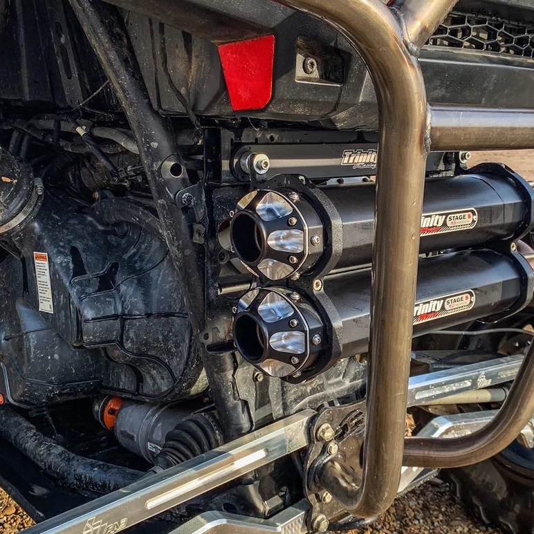 Contrast Cut Muffler Tip for Trinity Racing Stage 5 Exhaust w/ 2" Baffling