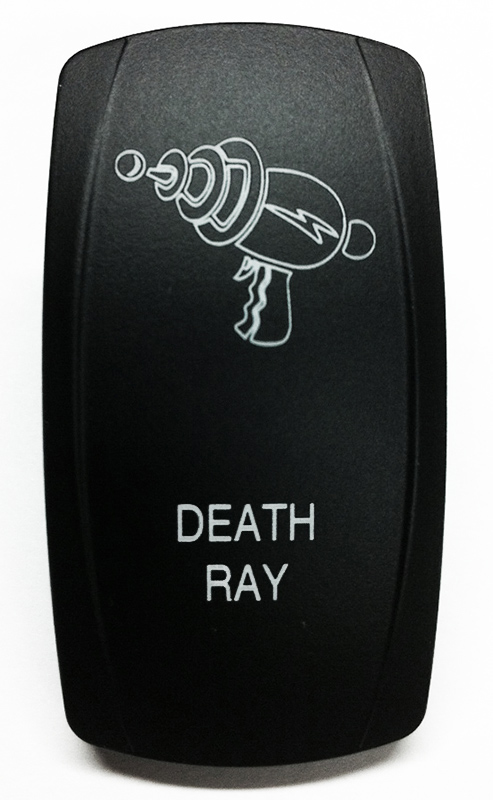 Death Ray - Dual Led Lighted Rocker Switch
