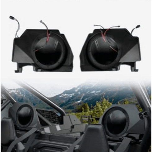 EMP | Factory Style Polaris RZR Speaker Enclosure Pod Set (behind seat)