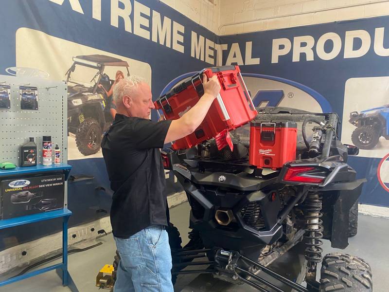 EMP Milwaukee "PACKOUT" Rack for Can-Am Maverick X3/Sport/Trail