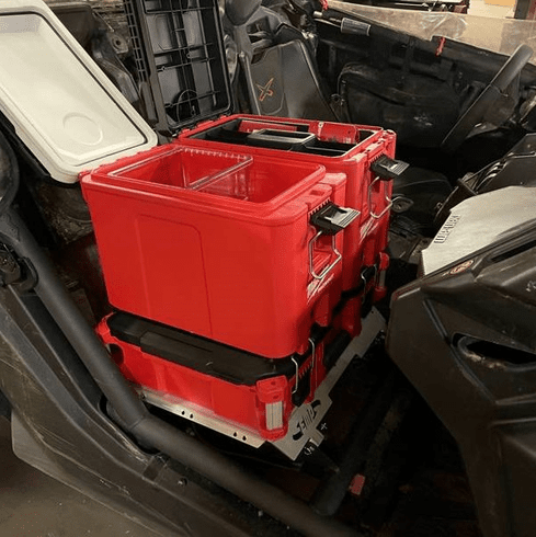 EMP Passenger Seat Milwaukee "PACKOUT" Rack for Can-Am Maverick X3 | X3 MAX