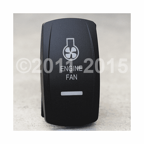 Engine Fan - Dual Led Lighted Rocker Switch