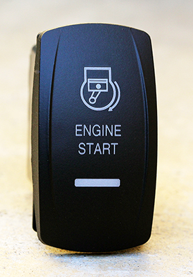 Engine Start - Dual Led Lighted Rocker Switch