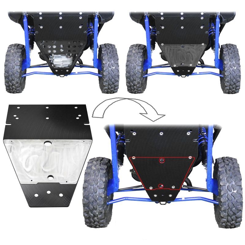 Factory UTV Polaris RZR Pro XP UHMW Skid Plate