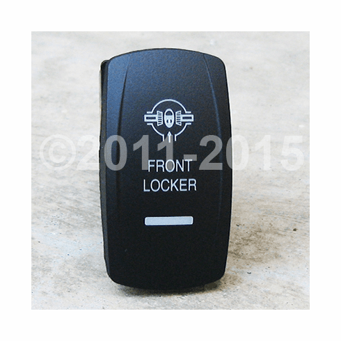 Front Locker - Dual Led Lighted Rocker Switch