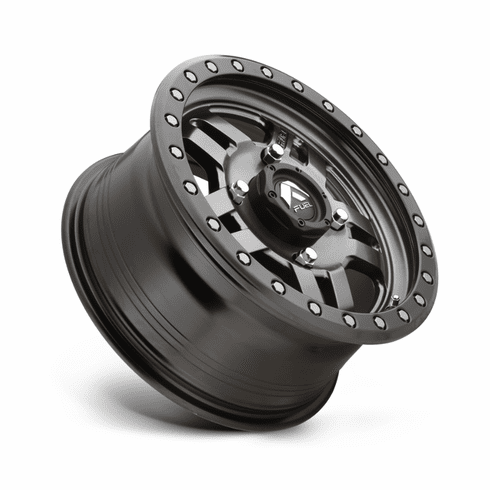 Fuel D558 Anza UTV Wheel 14 15 Matte Gun Metal Black Bead