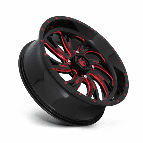 Fuel D642 Kompressor UTV Wheel | 18" | 20" - Gloss Black Red Tinted Clear