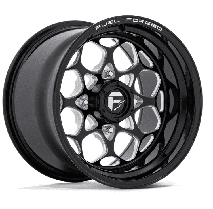 Fuel FV400 Scepter UTV Wheel - 15in - Gloss Black Machined