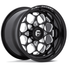 Fuel FV400 Scepter UTV Wheel - 15in - Gloss Black Machined