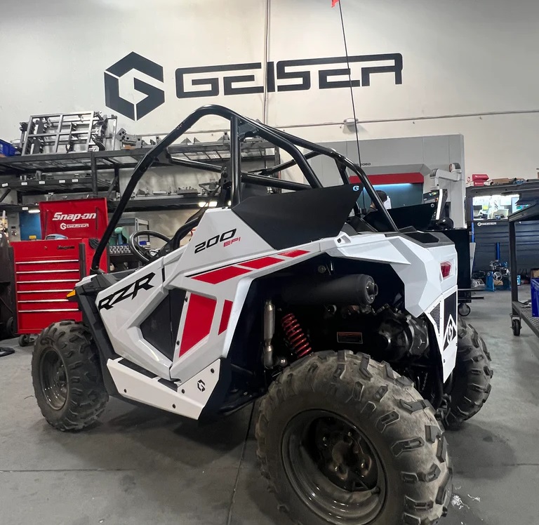 Geiser Performance Number Plates for Polaris RZR 200