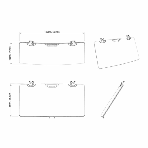 Genuine Can-am 2016 Can Am Defender Max Glass Windshield