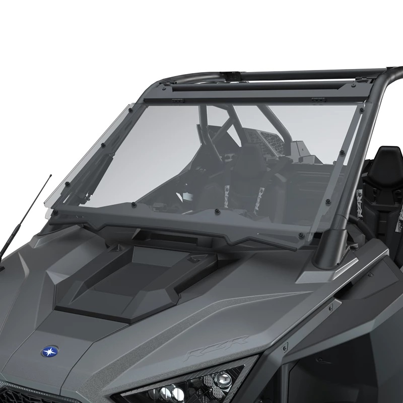 Genuine Polaris Hard Coat Poly Tip Out Windshield for RZR Pro XP | Turbo R
