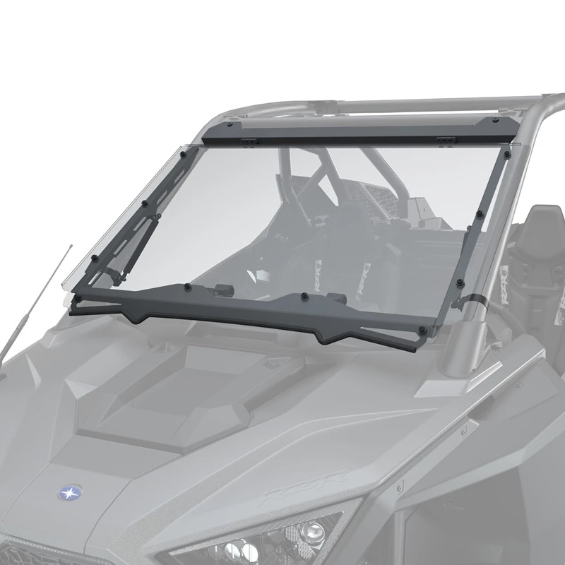 Genuine Polaris Hard Coat Poly Tip Out Windshield for RZR Pro XP | Turbo R
