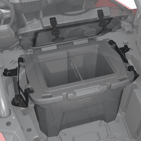 Genuine Polaris Lock & Ride 30 Qt. Cooler Bracket for RZR Pro XP ...