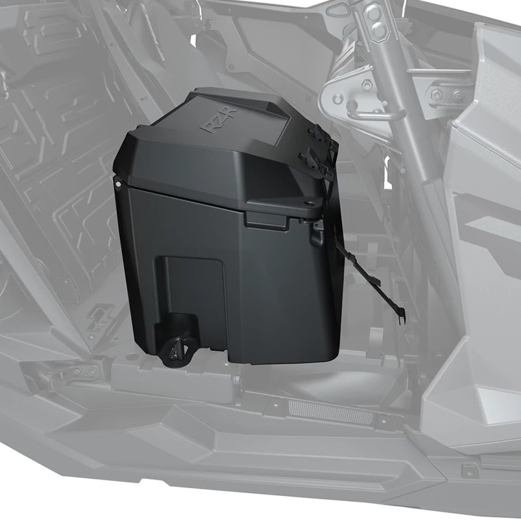 Genuine Polaris Lock & Ride 76 QT Multi-Passenger Rear Seat Cargo Box ...