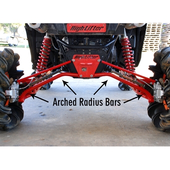 High Lifter Pro Series RZR XP 900 / RZR XP 4 900 Arched Radius Bar