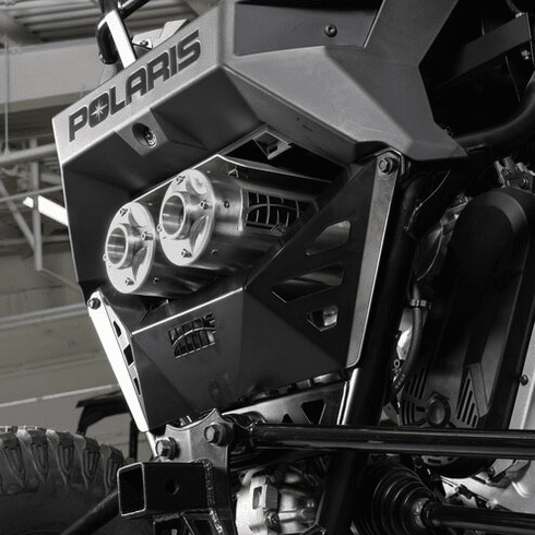 HMF | Polaris RZR Pro R | Dual Slip On Exhaust