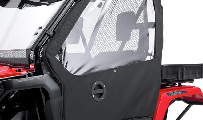 Honda Pioneer 500 / 520 - Fabric Doors Black / Camo