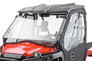 Honda Pioneer 500 - Full Poly Tip-Out Windscreen (optical)
