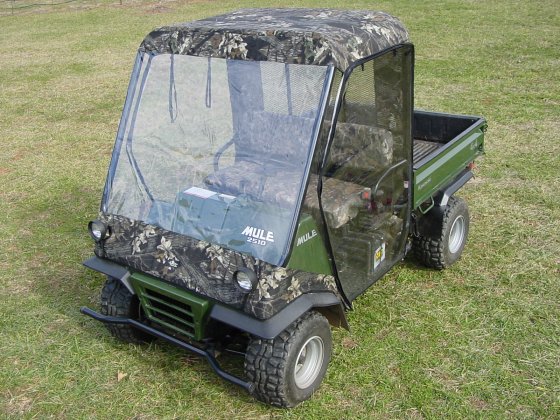 Kawasaki Mule 2500/2510 Full Cab Enclosure With Removable Doors