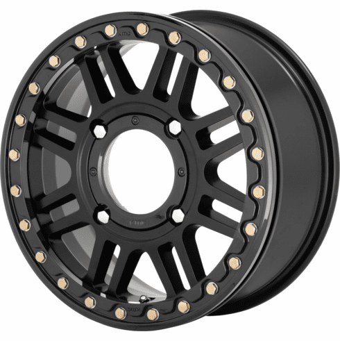 KMC KS250 Cage Beadlock UTV Wheel - 15" | Satin Black
