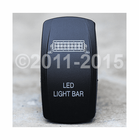 Led Light Bar - Dual Led Lighted Rocker Switch