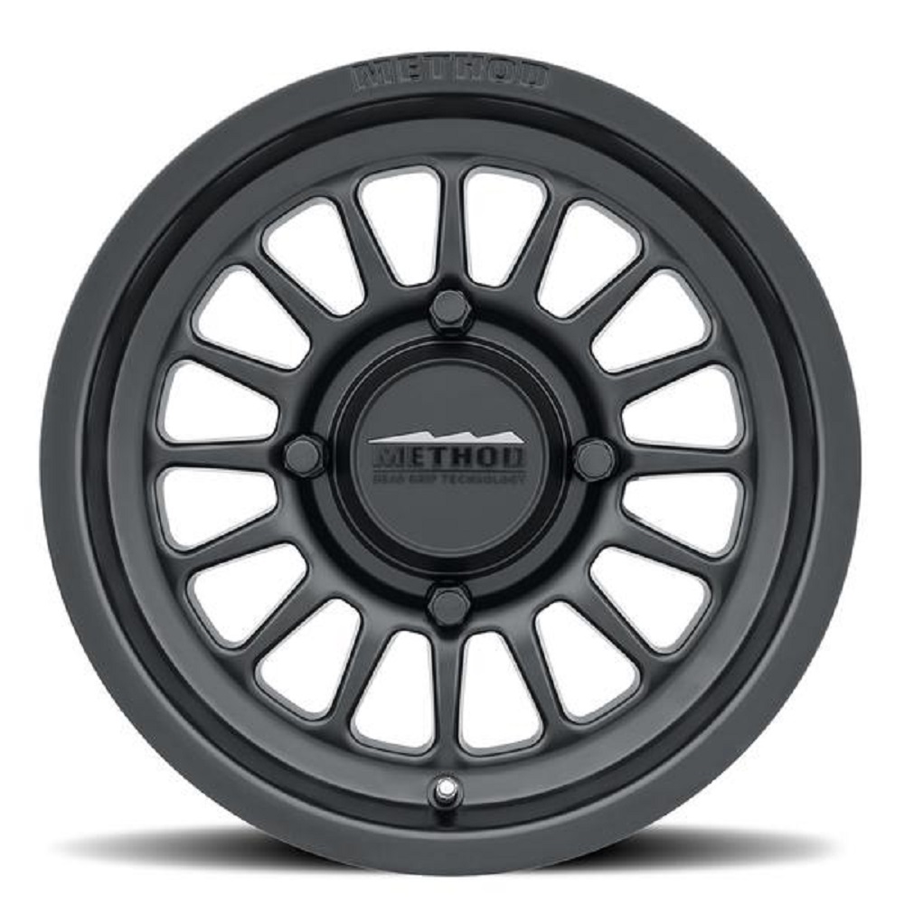 Method 411 UTV Bead Grip Wheel - Matte Black | Gloss Titanium