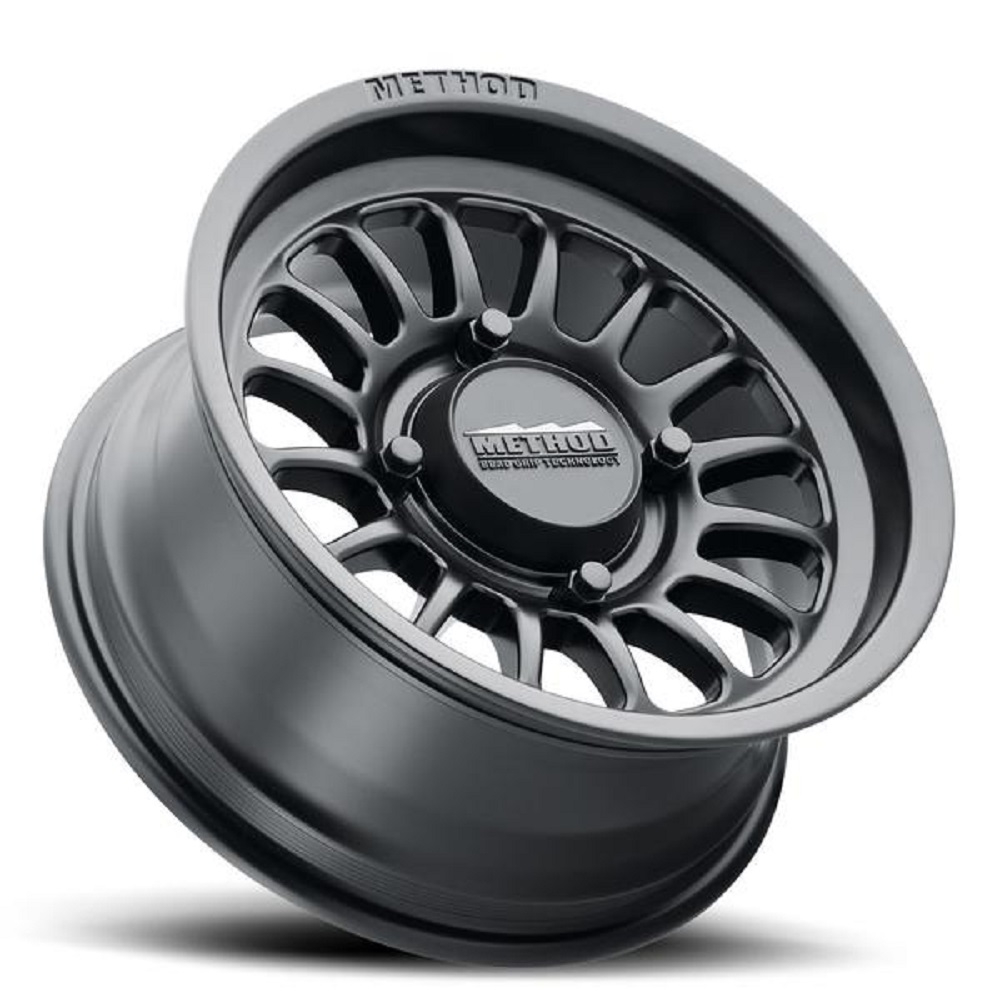 Method 411 UTV Bead Grip Wheel - Matte Black | Gloss Titanium
