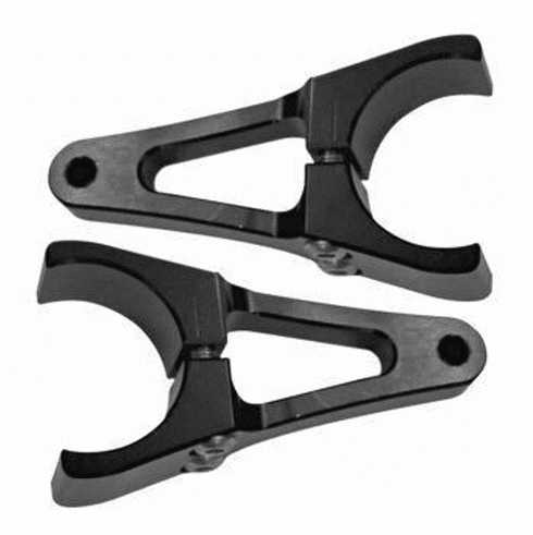 ModQuad Racing Light Bar Horizontal End Clip Mounts Black 1