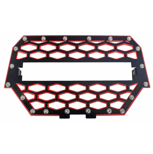 ModQuad Racing Polaris RZR XP Turbo XP 1000 Front Grill With Light Bar ...
