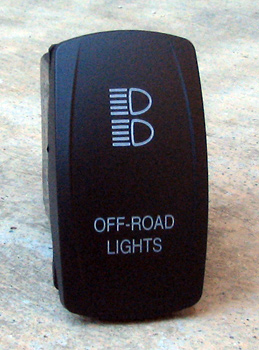 Off-Road Lights Switch - Dual Led Lighted Rocker Switch